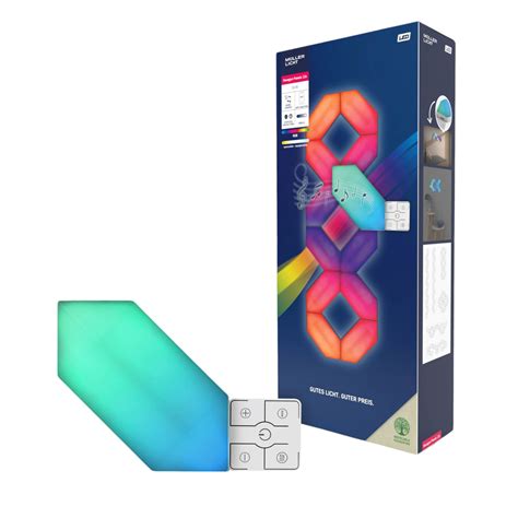 Led Wall Light Led Magic Panel Rgbw Hexagonal Set Of 12 Uk