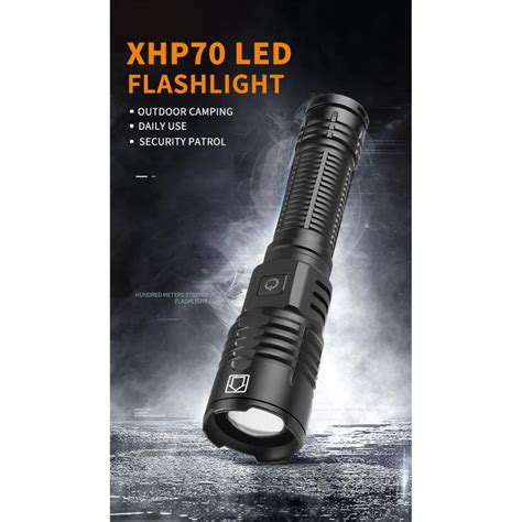 Мини-фонарик Xhp70 с телескопическим зумом Type-c, перезаряжаемый ...