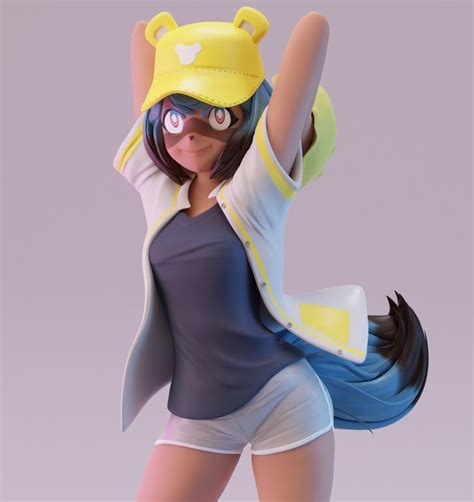 isaac r on linkedin zbrush 3dmodel blender 3dprint anime characterdesign