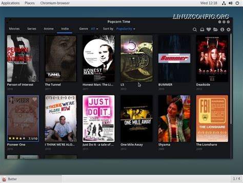 how to install popcorn time movie player on debian 9 stretch linux