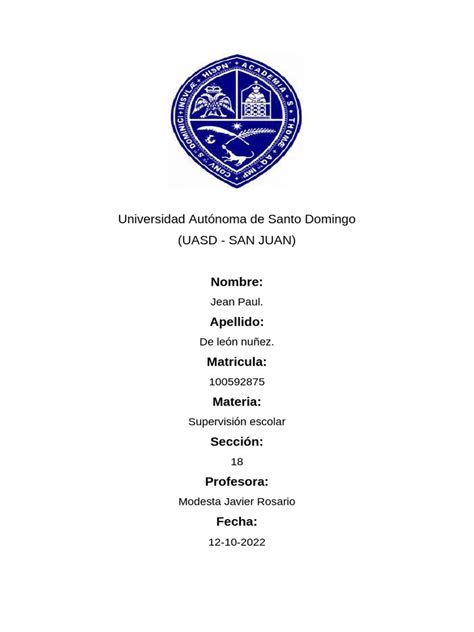 Tabla Informativa Tecnica De Orientacion Pdf