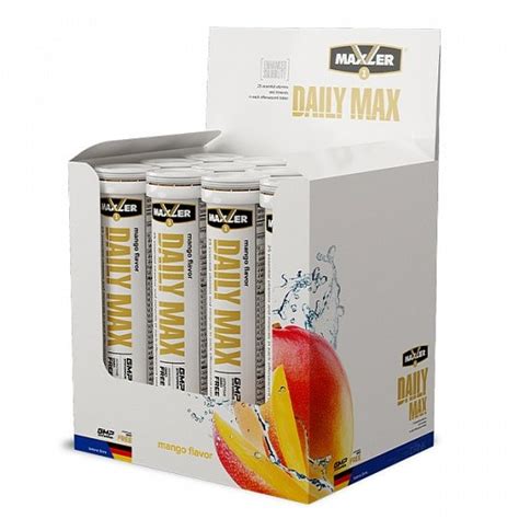 Maxler Daily Max Effervescent Tabs - 20tab - MuscleShop - aukščiausios ...