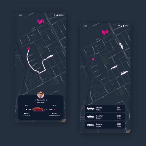 💡 Lyft App Concept On Behance