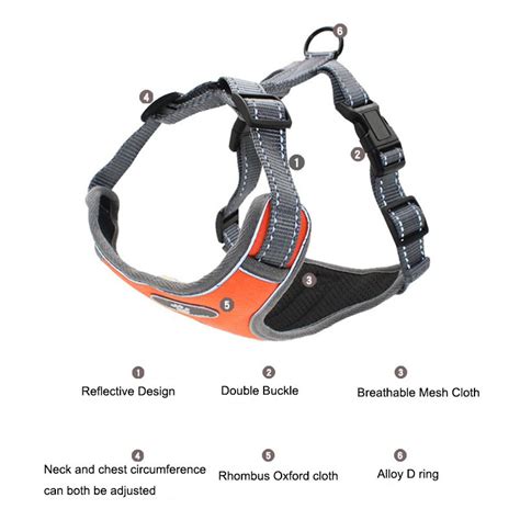 Badu Bg Отразяващ домашен любимец найлонов колан за кучета без дърпане регулируем среден