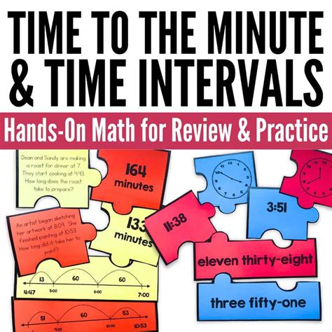 3rd Grade Time To The Minute And Time Intervals Number Puzzles