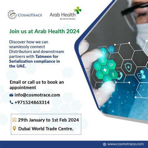Pharma Dubai Uae Arabhealth2024 Tatmeen Serialization