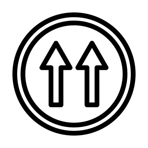 One Way Icon Design 11774148 Vector Art At Vecteezy