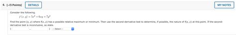 solved 6 [ 3 points] details my notes consider the