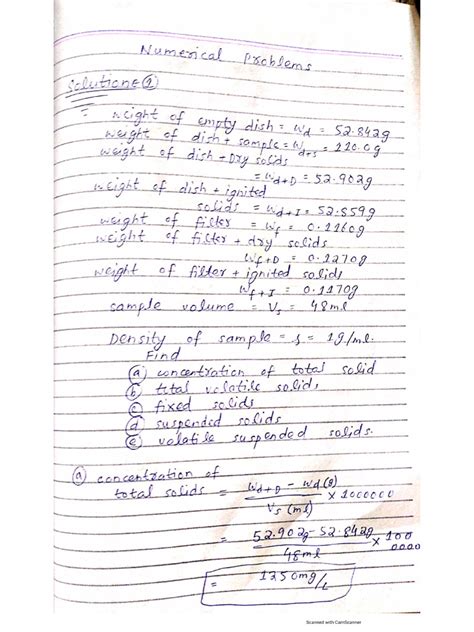 Numerical Problems Homework Solution Pdf