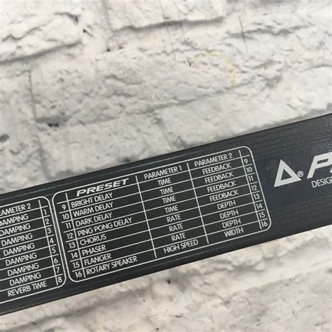 Peavey Deltafex Rack Effects Processor No Power Supply Evolution Music