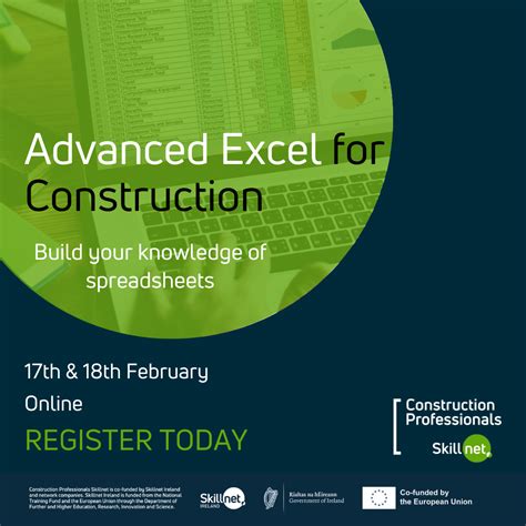 Microsoft Excel Advanced Construction Industry Training