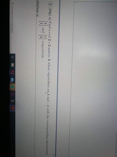 solved 4 10p a find a real 2 x 2 matrix a whose