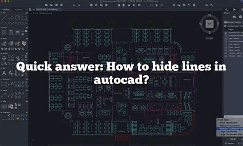 Quick Answer How To Hide Lines In Autocad CADdikt