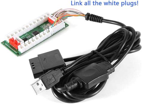 SJ JX Arcade Controller Zero Delay Encoder PCB Board Arcade DIY Kit Joystick Button V Power For