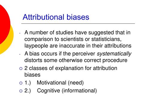 PPT Attribution II Biases PowerPoint Presentation Free Download ID 4813662