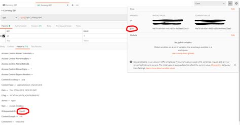 Unable To Use Environment Variable In Response Header Of An Example