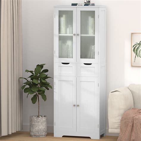 White Dining Room Cabinets