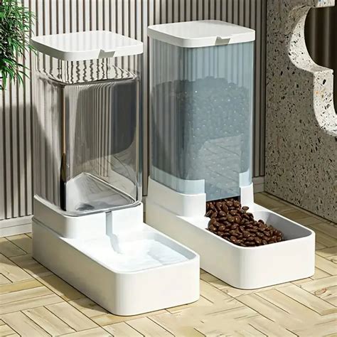 Alimentador Autom Tico Para Perros Dispensador De Agua Por Gravedad De