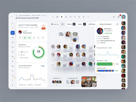 Teaching Lms Classroom Management Dashboard By Khoa Jak On Muzli