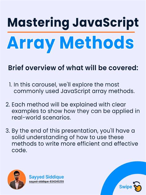 Mastering Javascript Array All Methods Pdf