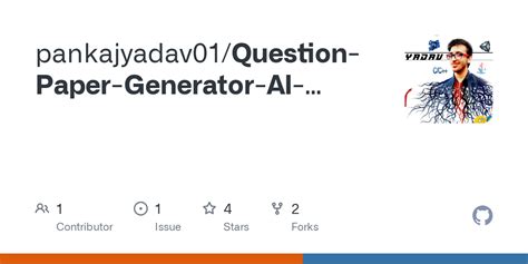 GitHub Pankajyadav Question Paper Generator AI Project
