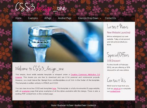 collection of 51 free html5 and css3 website templates