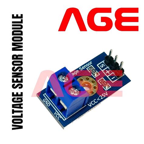 โมดูลวัดแรงดันไฟฟ้า วัดโวลต์ 0 24v Standard Voltage Meter Sensor Module Shopee Thailand