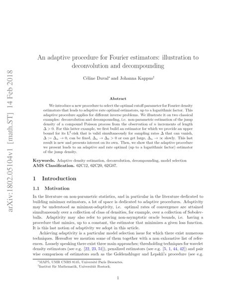 An Adaptive Procedure For Fourier Estimators Illustration To Deconvolution And Decompounding