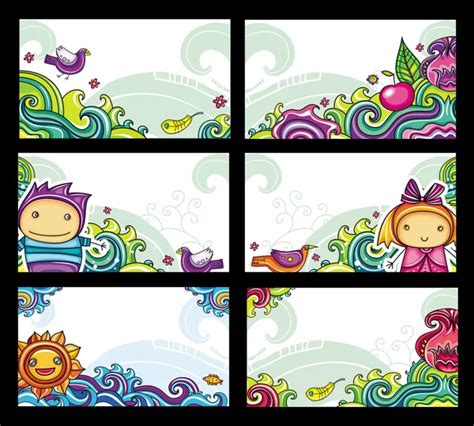 Tarjetas Niños Imágenes De Stock De Arte Vectorial Depositphotos