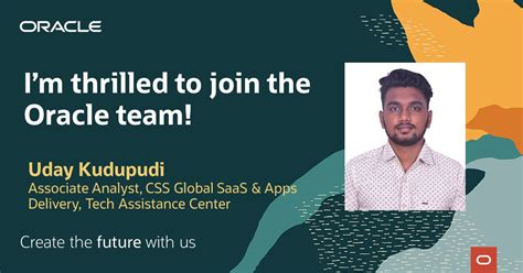 Uday Kudupudi On Linkedin Weareoraclecss Oracle