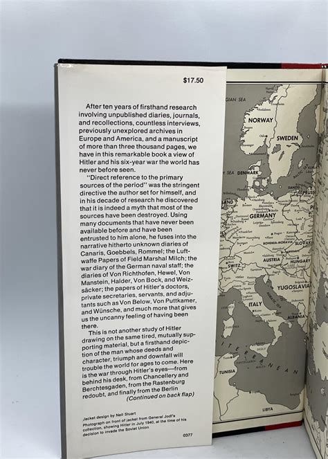 Hitlers War First Edition By David Irving Fine Hardcover 1977 1st