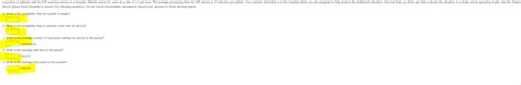 Solved Server Queue Excel Template To Answer The Following
