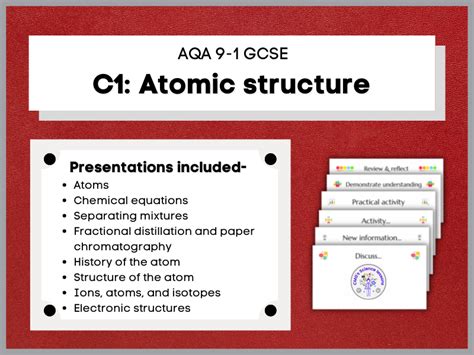 C1 Atomic Structure Teaching Resources