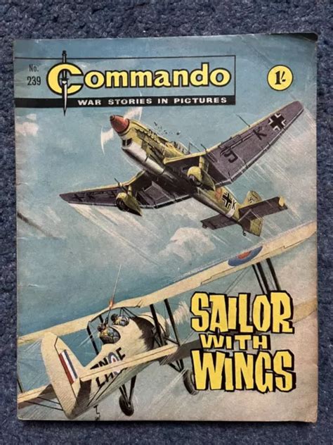 Commando War Stories In Pictures Comics No 239 Sailor With Wings Eur