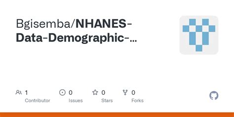 github bgisemba nhanes data demographic analysis