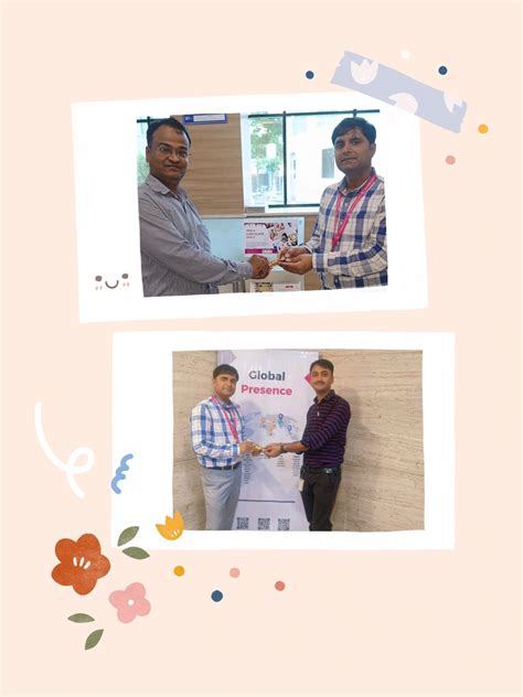 anup kumar singh on linkedin distributing chocolates to winners