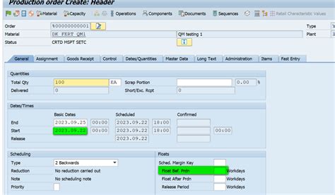 Solved Does Scheduling Margin Key Consider In Basic Date Sap