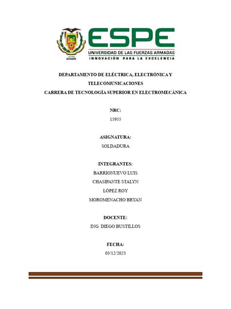 informe soldadura lab 1 pdf soldadura construcción