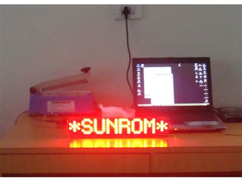 LED Moving Message Display X Mm Sunrom Electronics