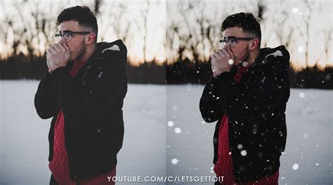 How To Create Realistic Snow In Photoshop DR Design Resources