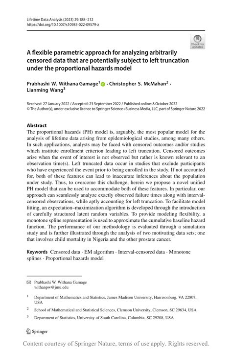 a flexible parametric approach for analyzing arbitrarily censored data