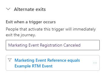 Use Standard Event Based Triggers In Realtime Journeys