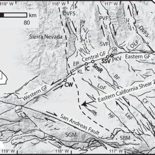 Pdf Quaternary N S Shortening Across The Garlock Fault In Pilot Knob