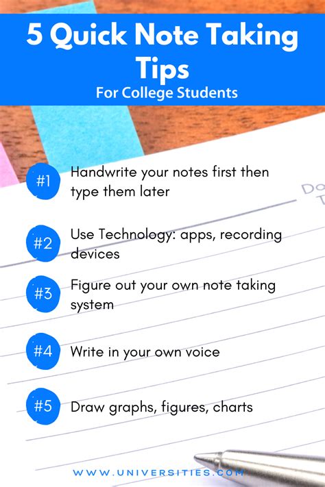 Note Taking Tips For College Babes Artofit