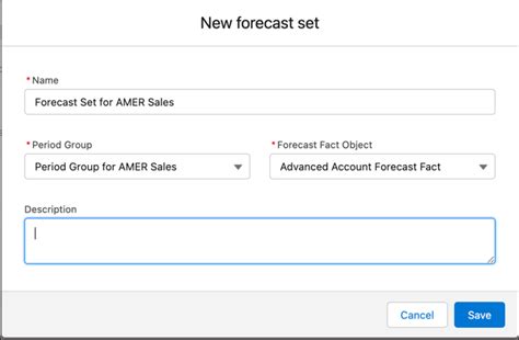 Configure Your Forecast Set Effectively