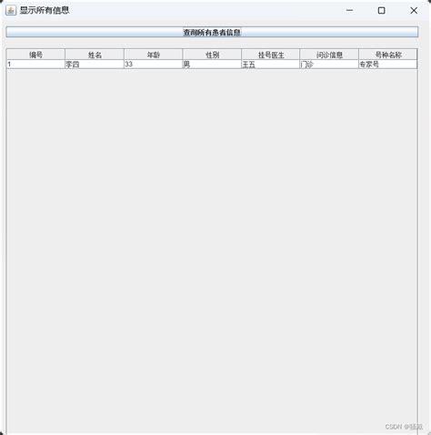 医院挂号系统【guiswingmysql】（java课设）基于javagui的医院挂号管理系统 Csdn博客