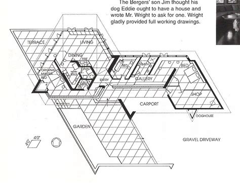 Frank Lloyd Wright Triangular Plan
