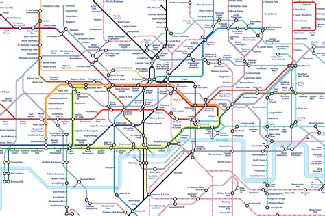 Printable London Tube Map 2025