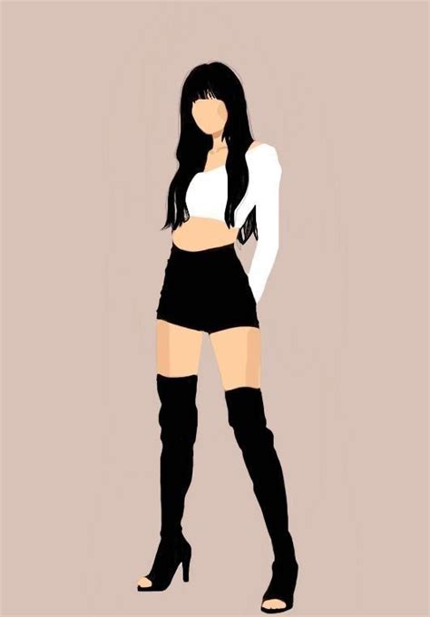 Pin By Applexmax On اكرلك بدون ملامح Cute Girl Illustration Fashion