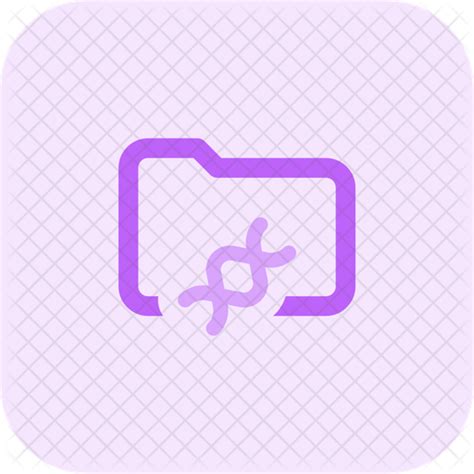 Dna Folder Icon Download In Flat Style